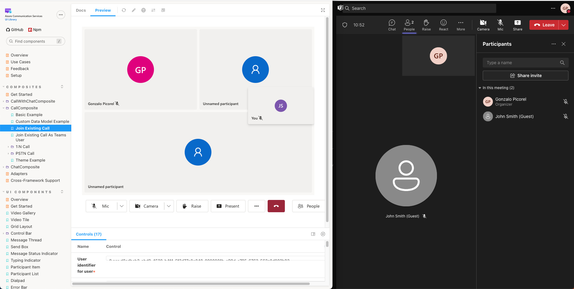 Callcomposite Shows Non Existent “unnamed Participant” When Joining Teams Meeting · Issue 3695