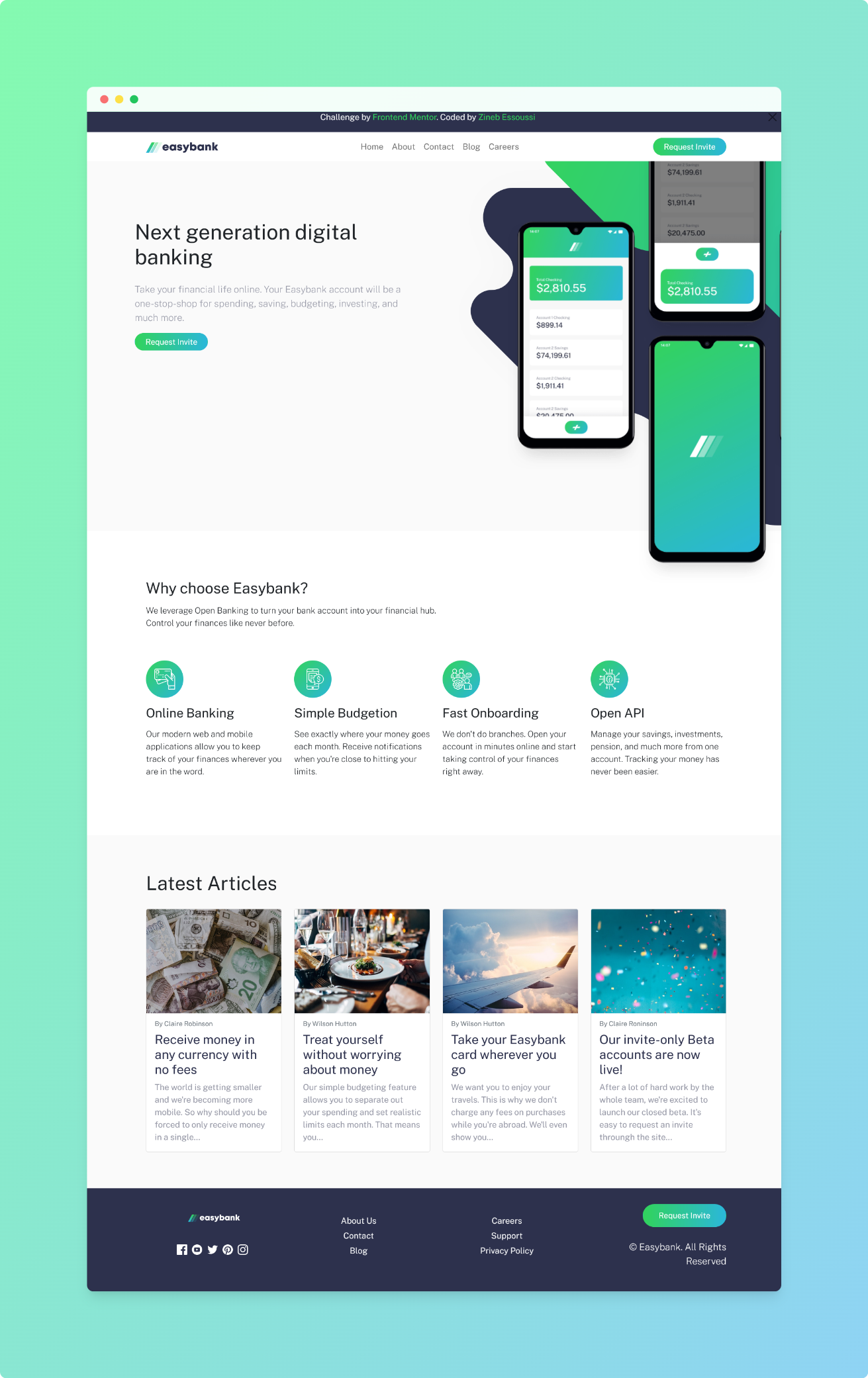 GitHub - ZinebEsso/easybank: Easybank landing page challange