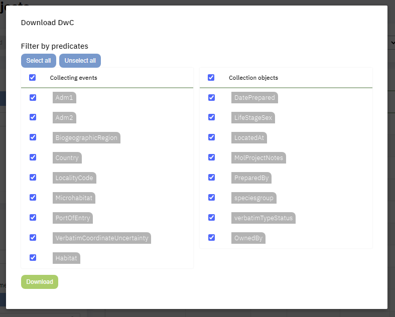 [Bug]: Unified Filter CO: download [click] does not download [and close modal] [Edited] · Issue ...