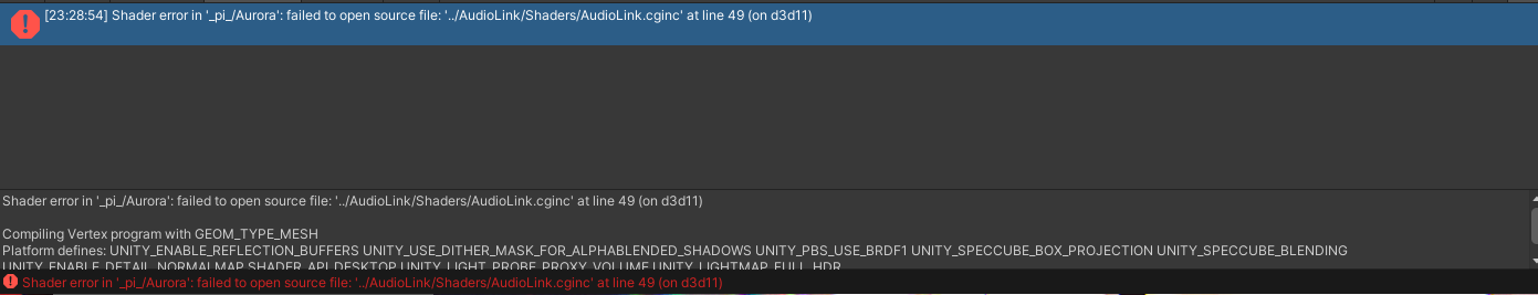 Aurora AudioLink · Issue #1 · PiMaker/VRChatUnityThings · GitHub