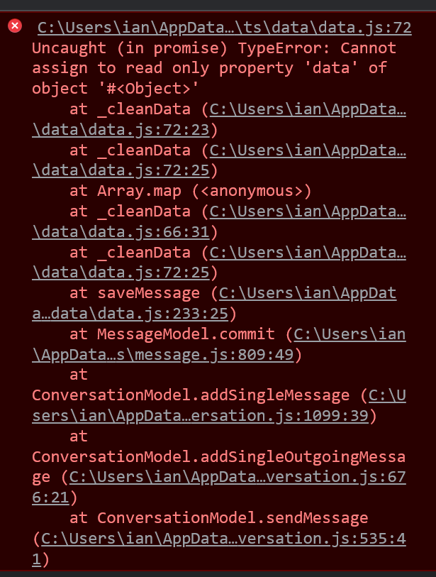 With the 1.8.5 release on Windows, it's impossible to reply to a ...