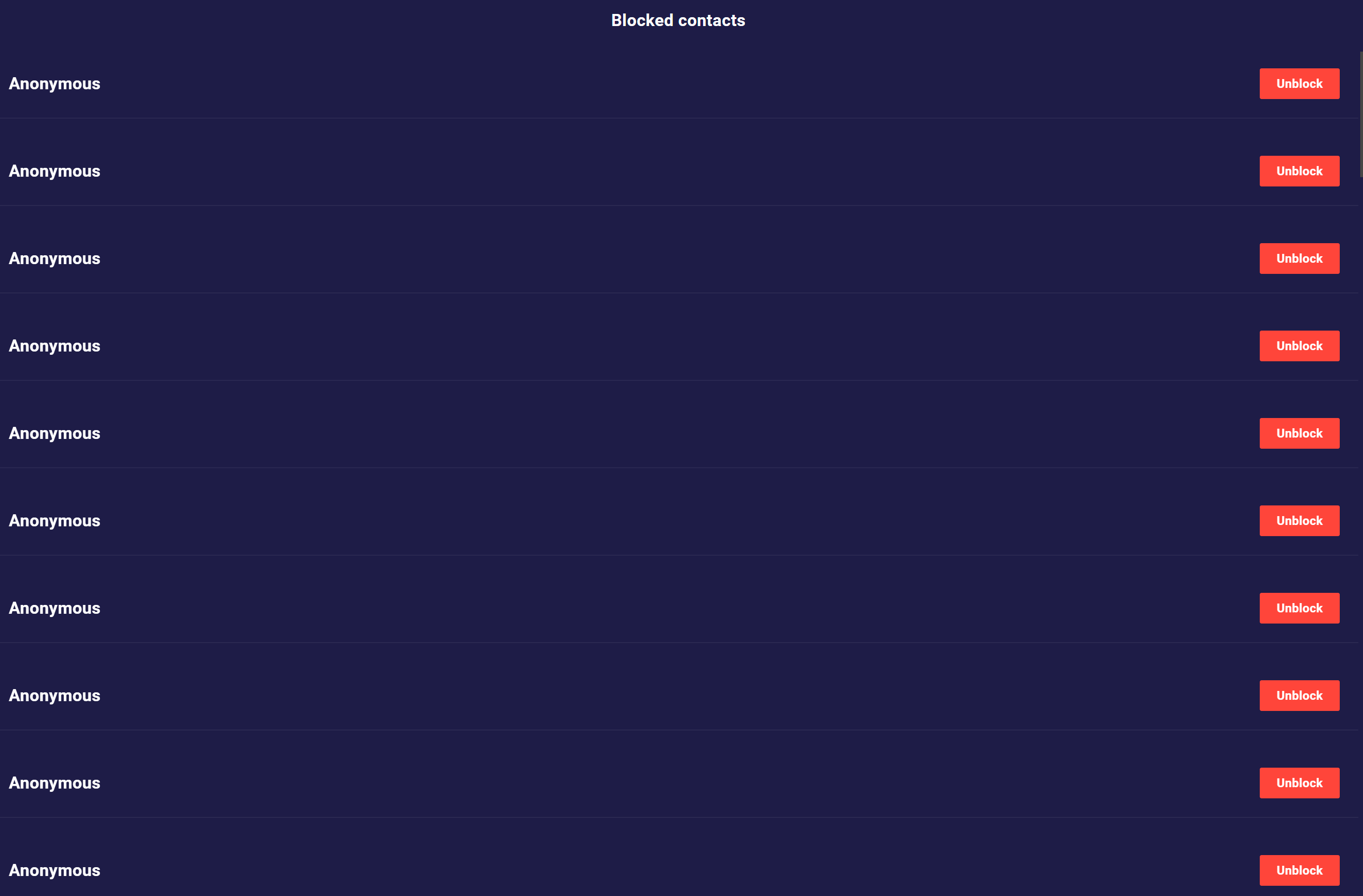Cannot remove some blocked contacts from list. · Issue #2352 · oxen-io/session-desktop · GitHub