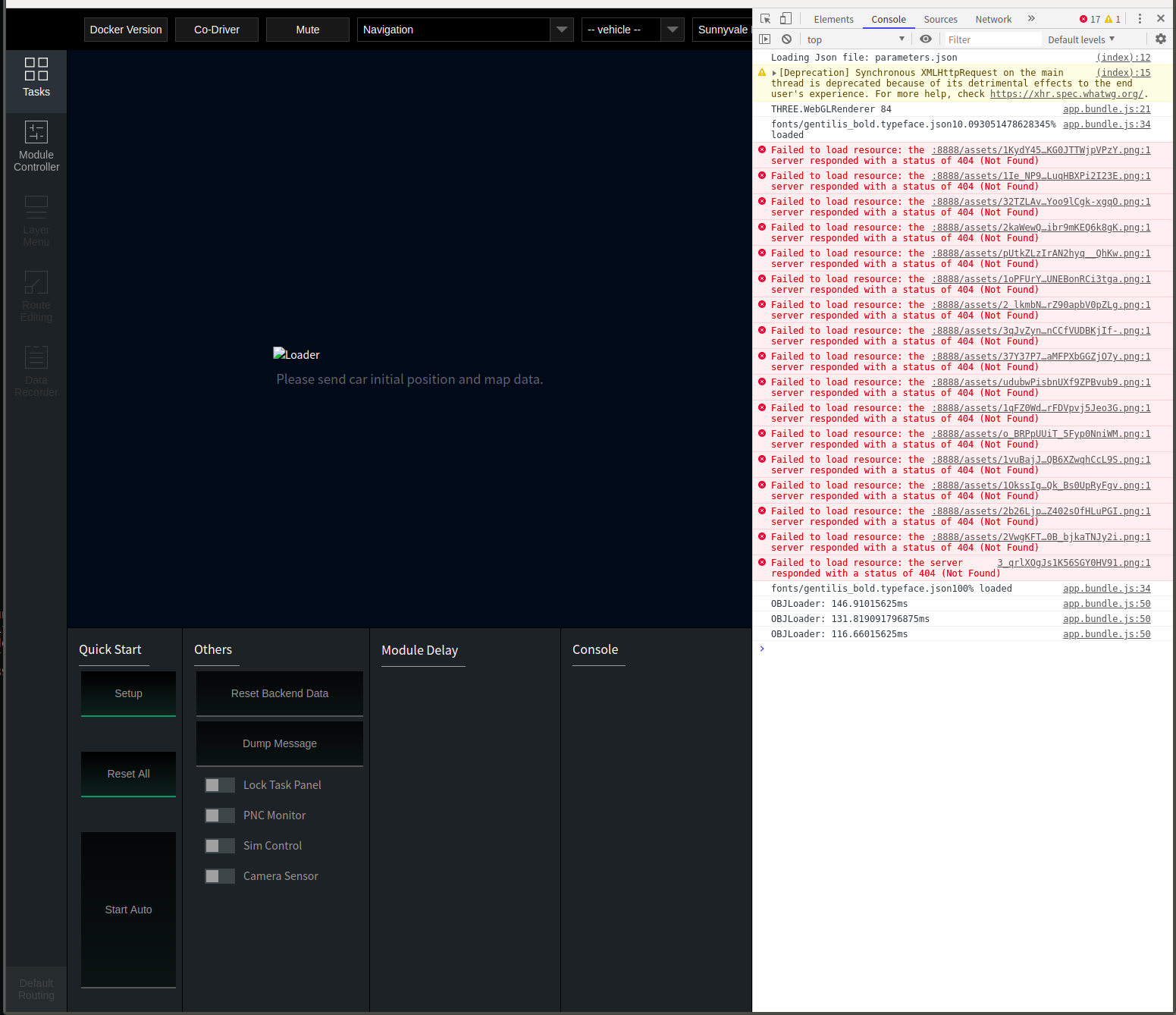 dreamview not show maps and vehicles · Issue #11466 · ApolloAuto/apollo · GitHub