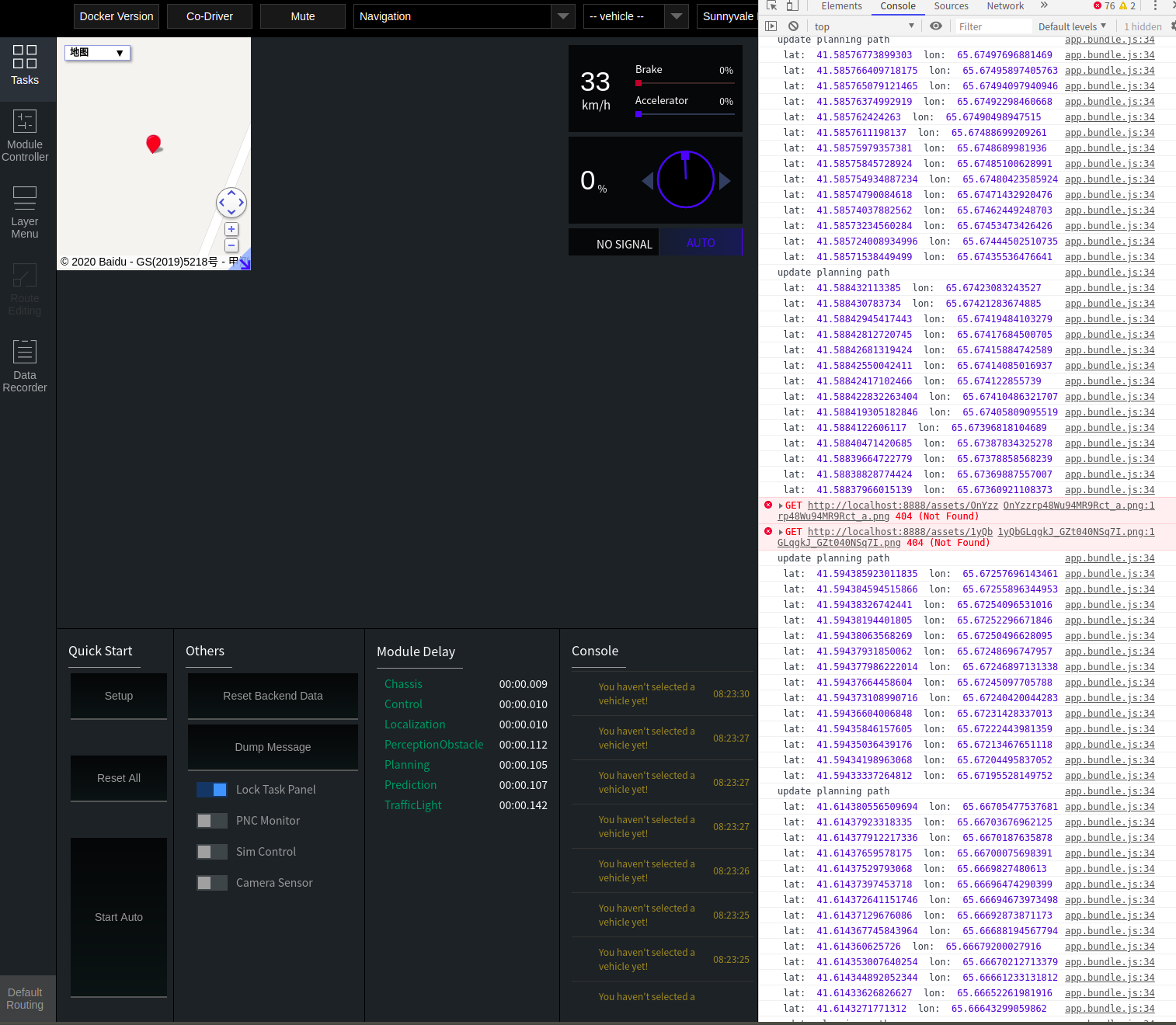 dreamview not show maps and vehicles · Issue #11466 · ApolloAuto/apollo · GitHub
