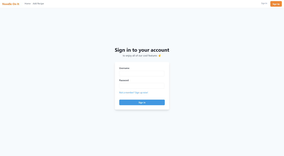 GitHub - clambiase08/Noodle-On-It