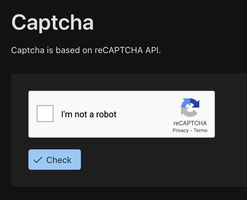 Captcha: Make theme / prefers dark aware · Issue #8335 · primefaces ...