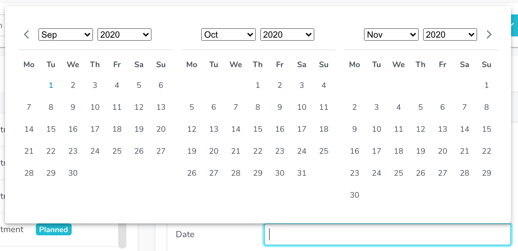 datepicker-numberofmonths-1-should-only-show-month-year-navigator