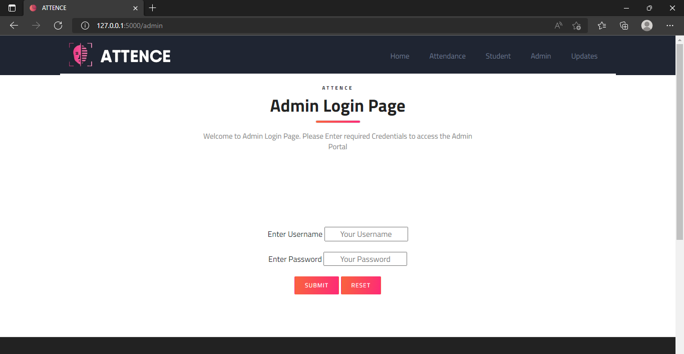GitHub - rokithkumar/ATTENCE: Automated Face Detecting Attendance Marking Web Application