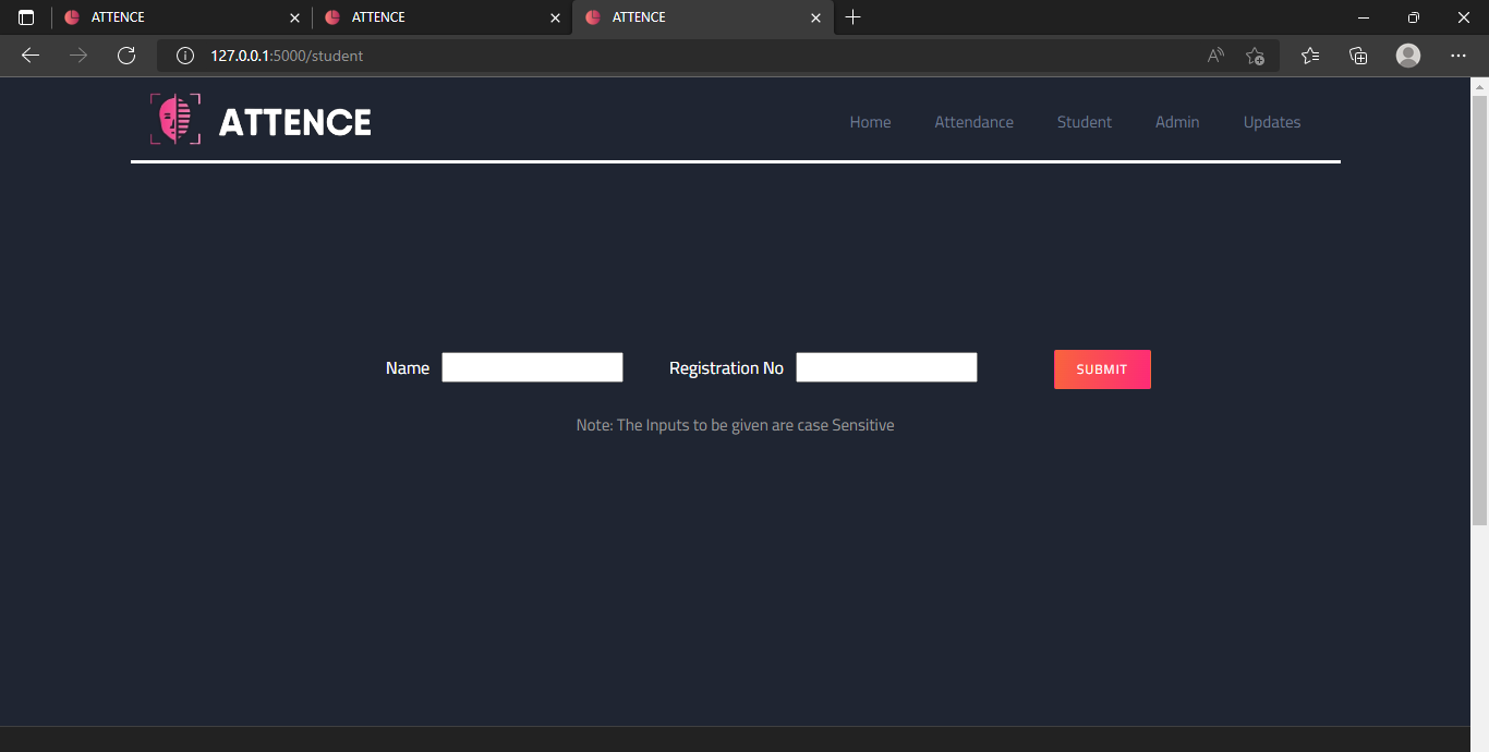 GitHub - rokithkumar/ATTENCE: Automated Face Detecting Attendance Marking Web Application