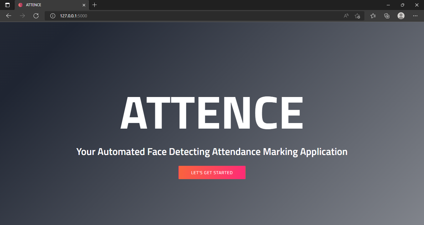 GitHub - rokithkumar/ATTENCE: Automated Face Detecting Attendance Marking Web Application