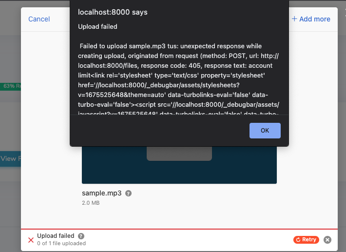 error handling on the client side · Issue #567 · tus/tus-js-client · GitHub