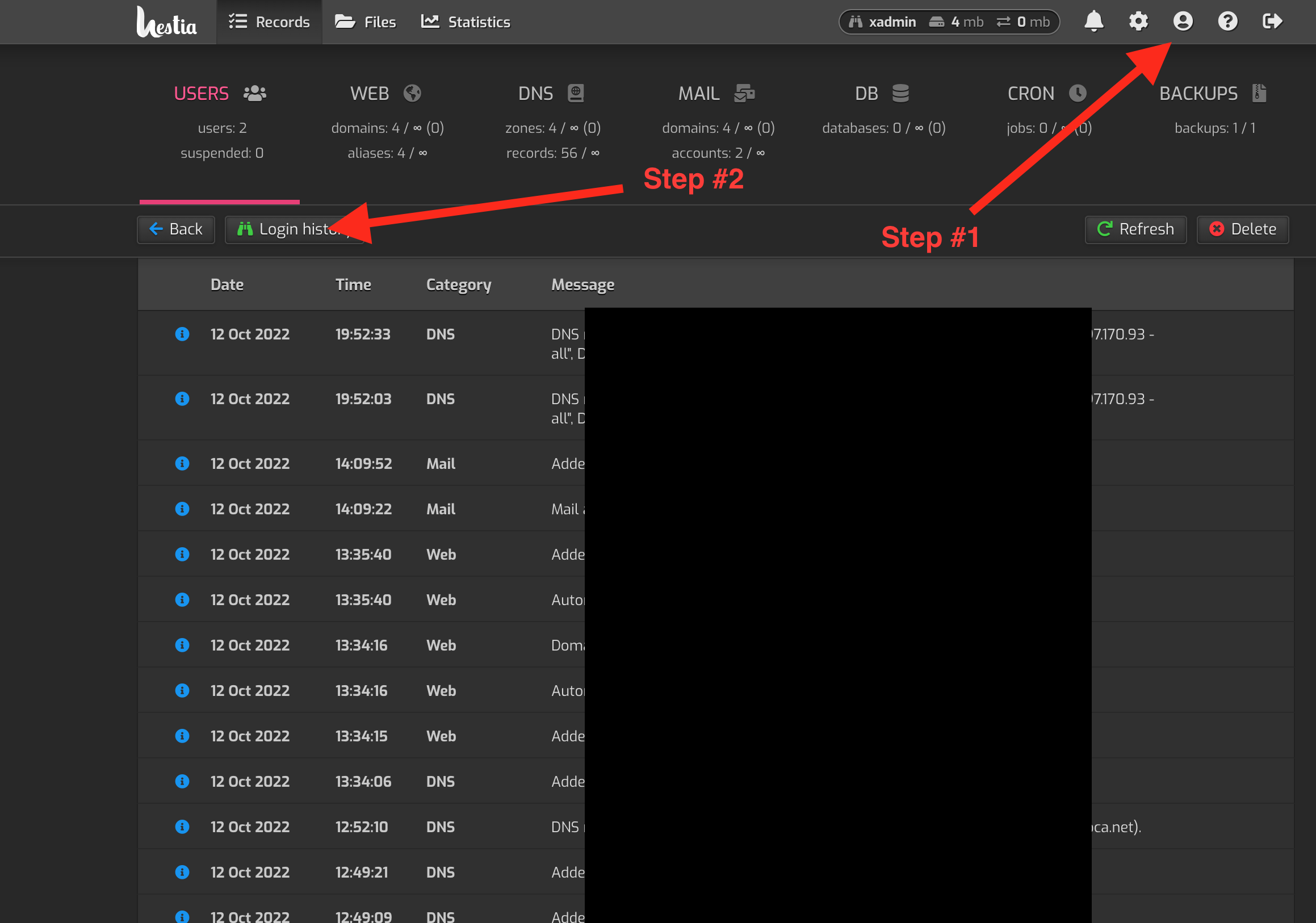 [Bug] Pop-up Alert "Error: user doesn't exist" · Issue #2968 · hestiacp/hestiacp · GitHub