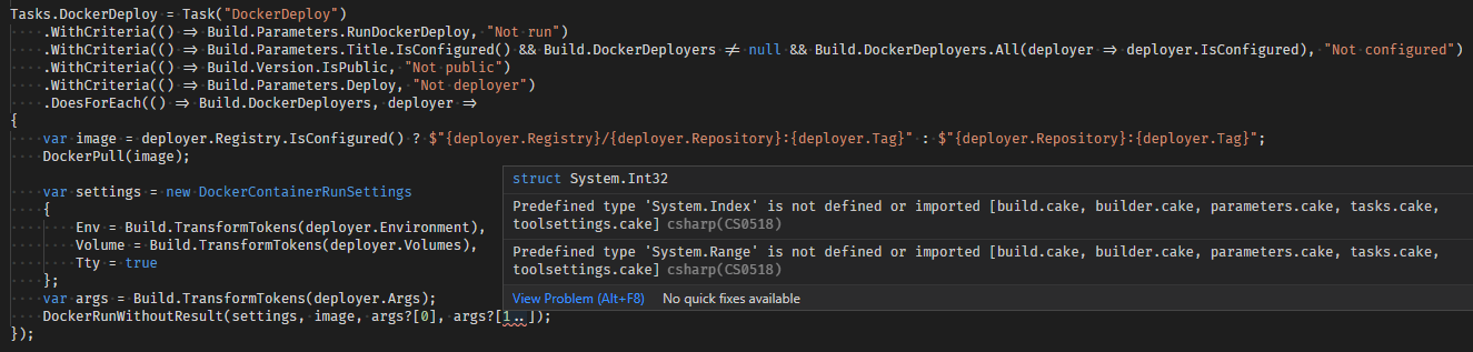 Intellisense issues · Issue #131 · cake-build/bakery · GitHub