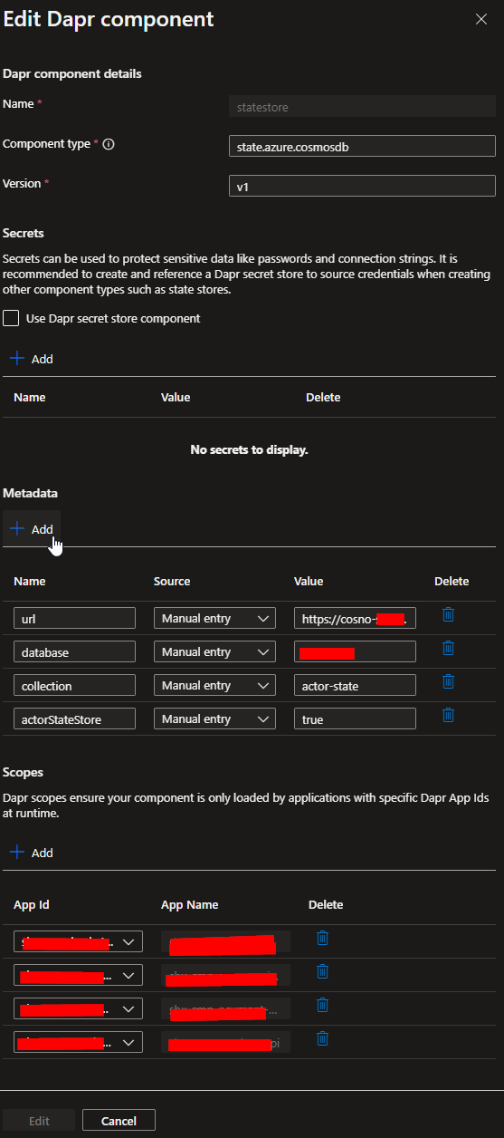 Authentication Issues using MI with State Store Component: Azure Cosmos DB · Issue #2850 · dapr ...
