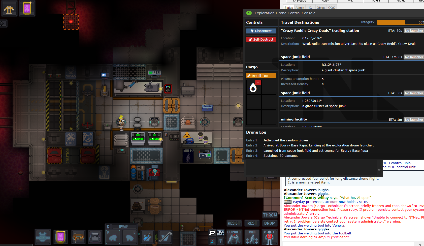 Cargo Drone Exploration does not give loot · Issue #69998 · tgstation/tgstation · GitHub
