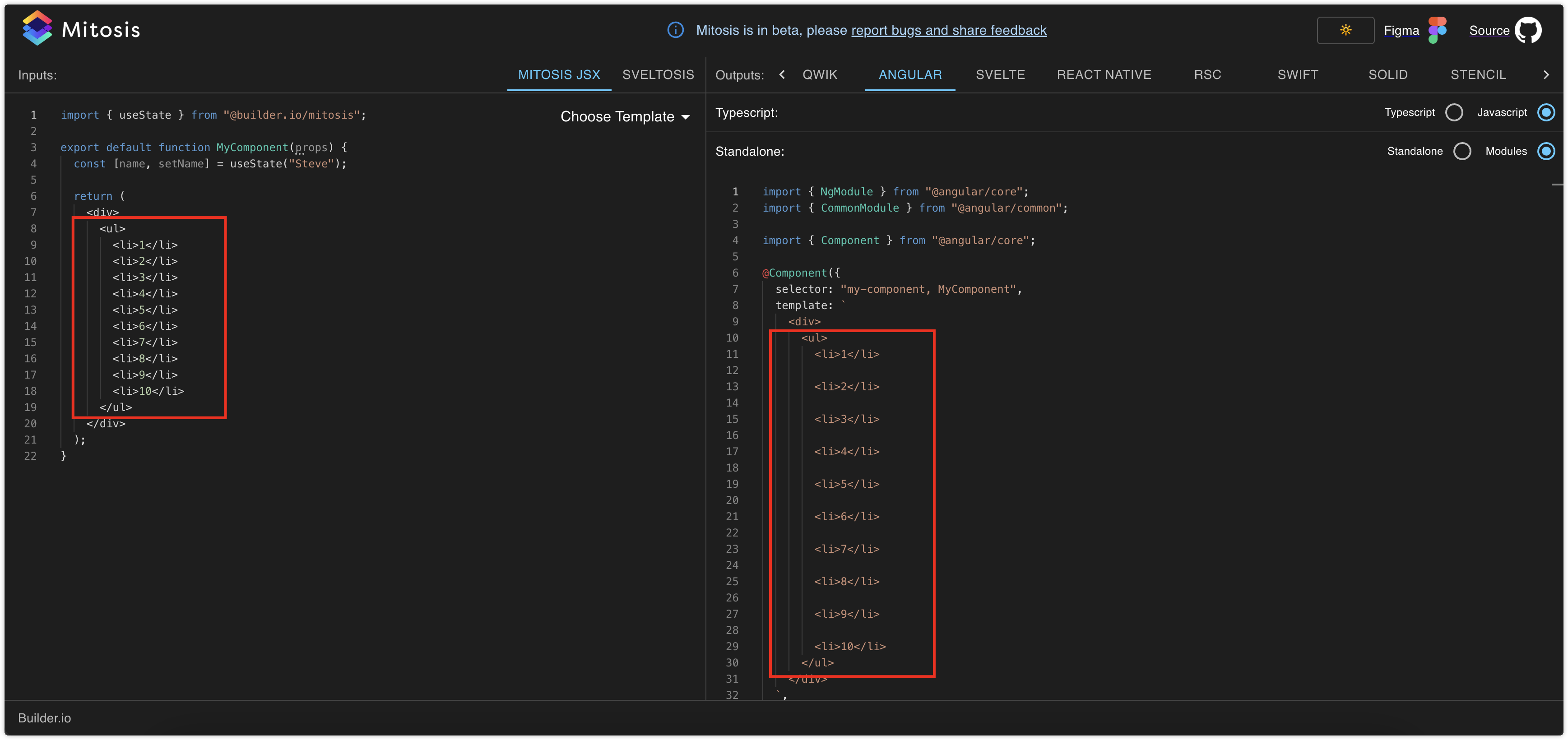 Some Frames Are Generated With Unnecessary Blank Lines · Issue 1258 · Builderio Mitosis · Github