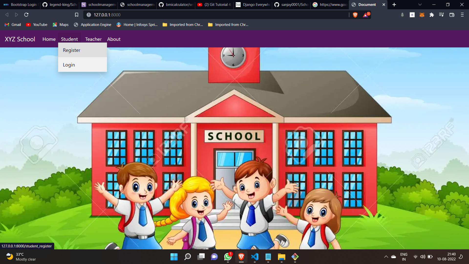 GitHub - sanjay0001/School-Management-System-master: Intellify Assignment