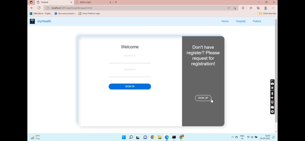 GitHub - sanjay0001/UnifiedPatientPortal: For Zoho catalyst hackathon