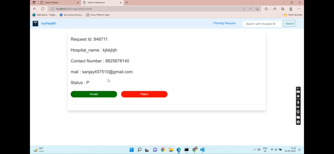 GitHub - sanjay0001/UnifiedPatientPortal: For Zoho catalyst hackathon