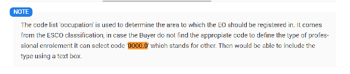 Missing "0000.0" code in Occupation codelist · Issue #347 · OP-TED/ESPD ...