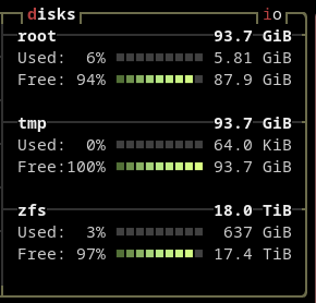 [BUG] Disk not showing in some cases · Issue #541 · aristocratos/btop · GitHub