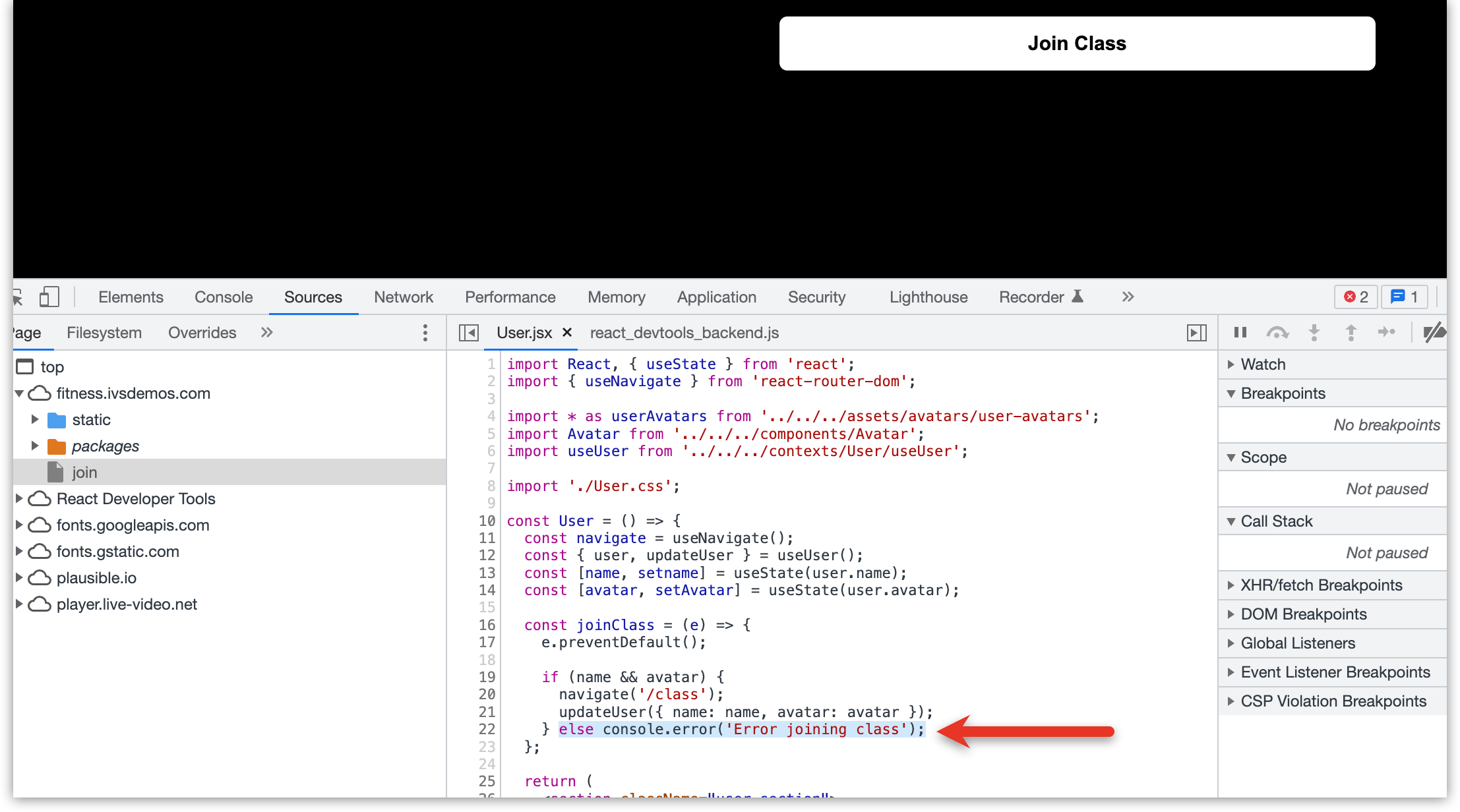 Fix the Join page interaction & styling to guide the user toward success by jasonkylefrank ...