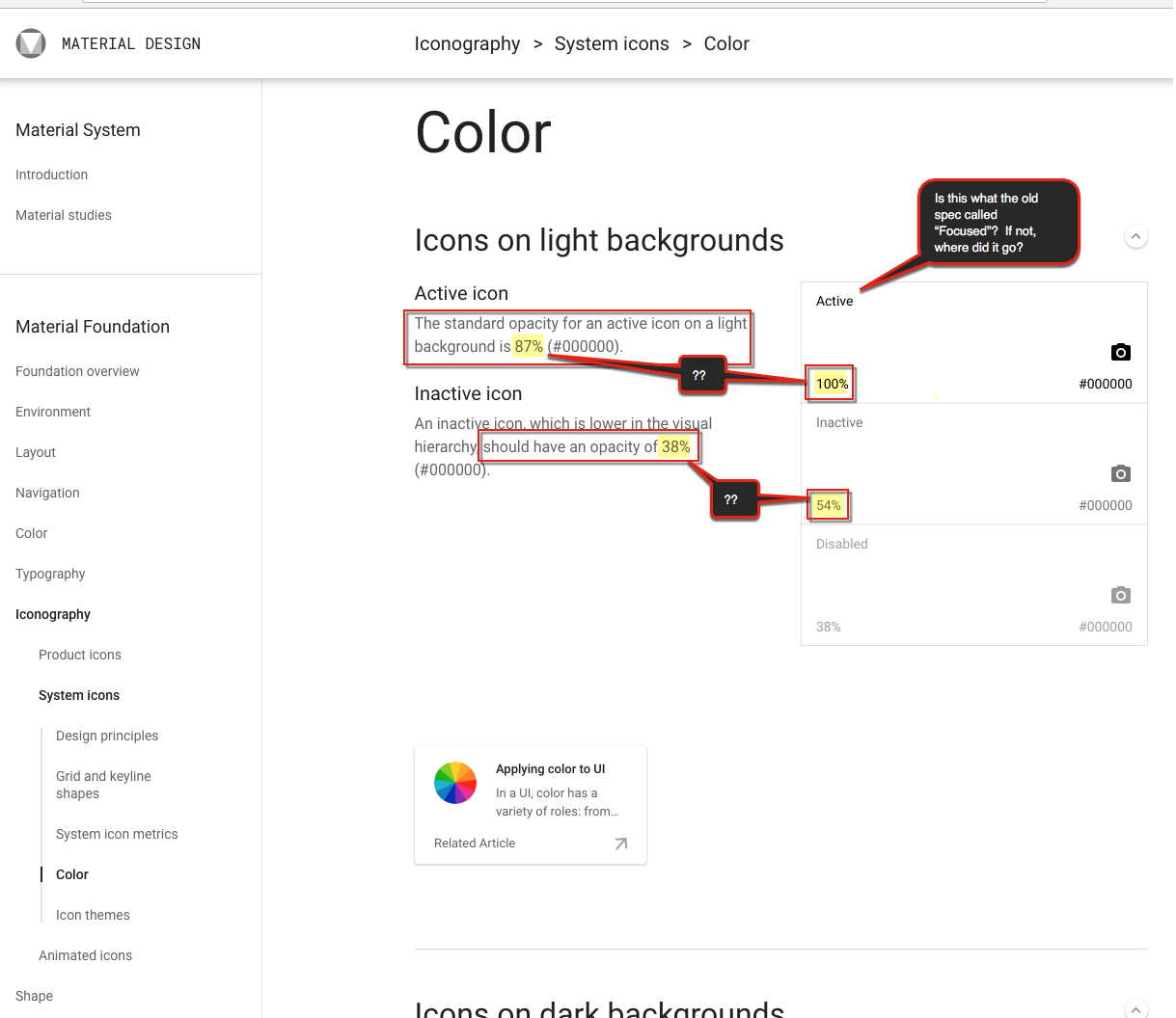 Tabs: Does not match spec: (1) Letter-spacing (2) Icon-and-text version ...
