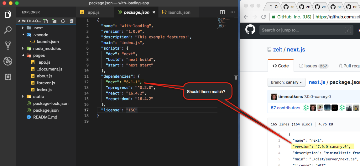 with-loading example crashes with the new EventEmitter refactor · Issue #4982 · vercel/next.js ...