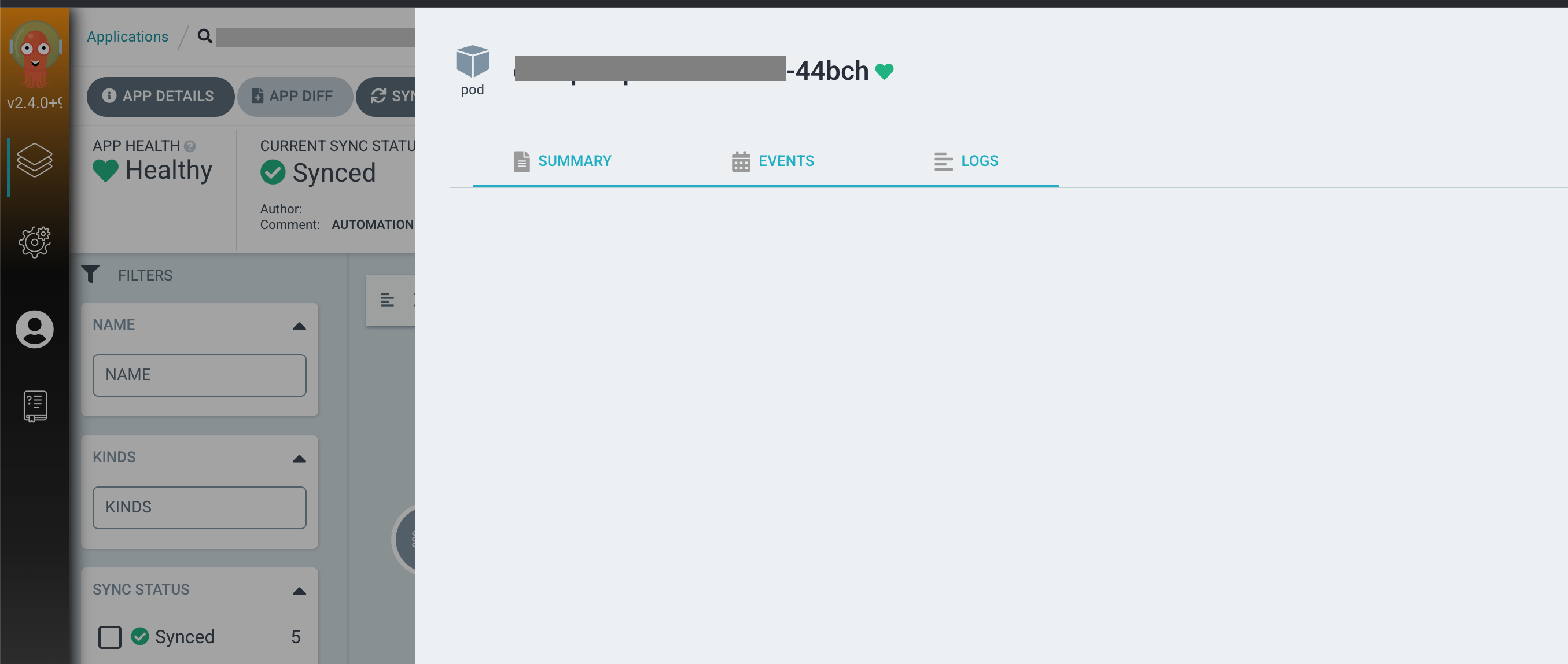 [v2.4.0] Web Shell - Unable to Exec into pod · Issue #9642 · argoproj/argo-cd · GitHub