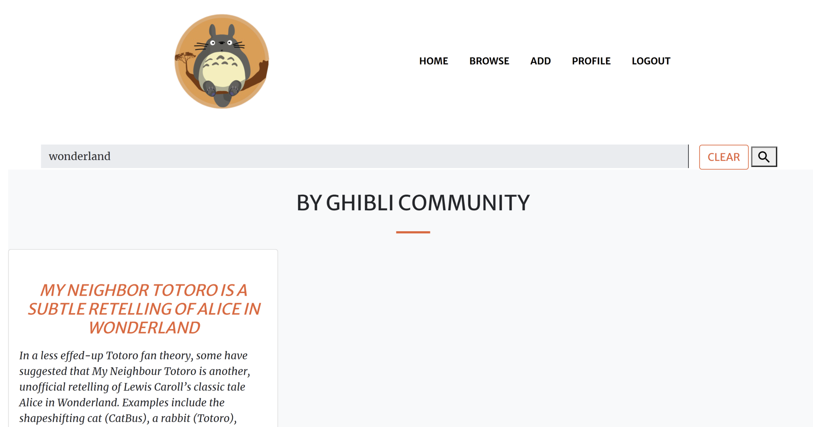 GitHub - Code-Institute-Submissions/Ghibli-Theories: Milestone Project 3