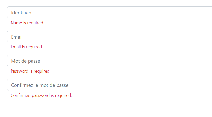 POC AJAX - Le client doit pouvoir voir que la nouvelle gestion d'erreur fonctionne dans l ...