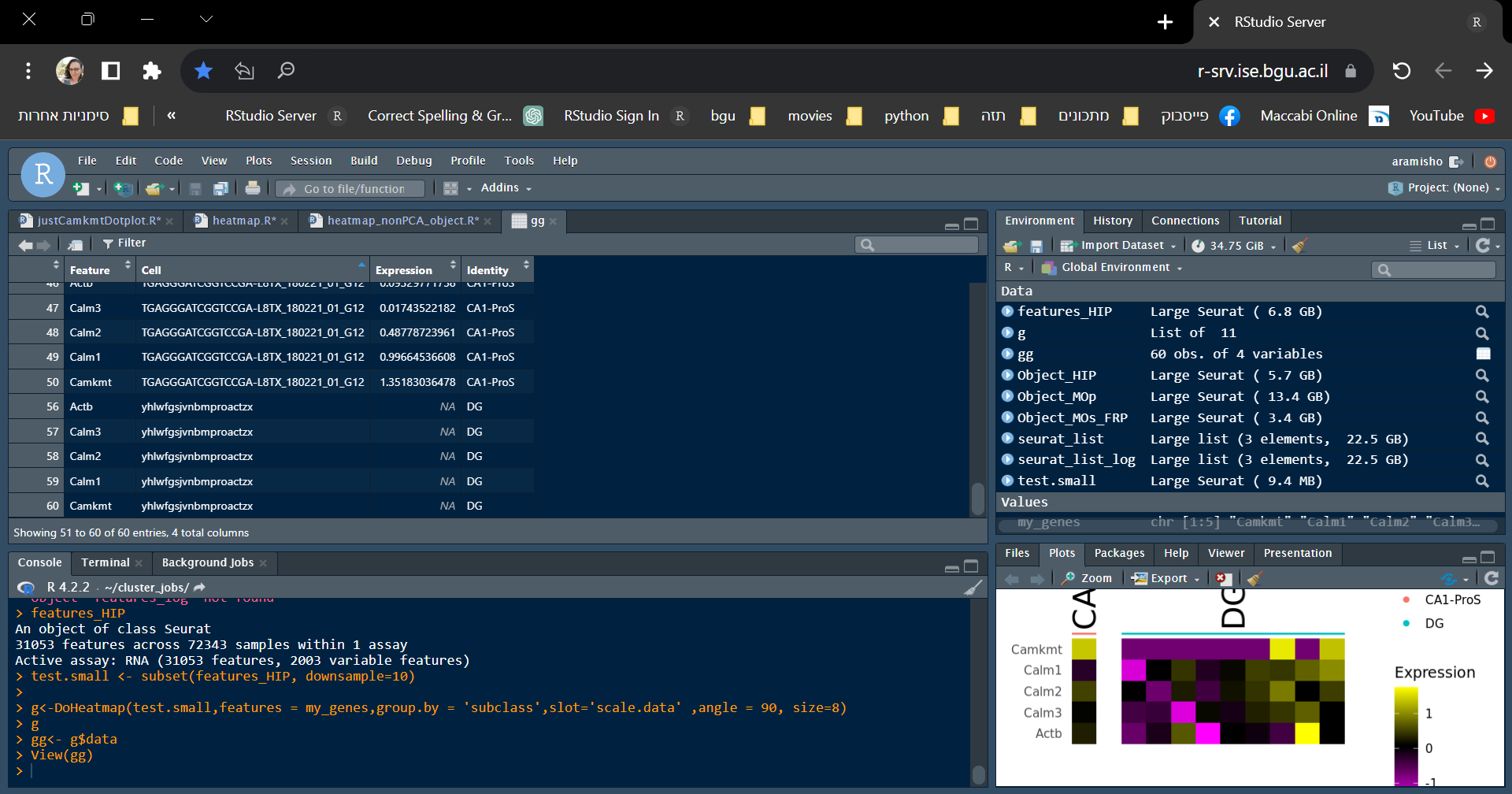 doheatmap creat cells with nan values · Issue #7805 · satijalab/seurat · GitHub