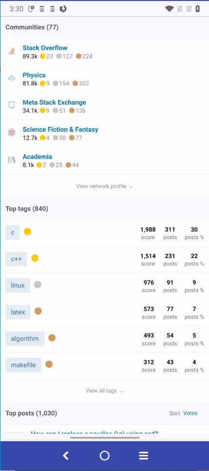 stackoverflow.com - desktop site instead of mobile site · Issue #67038 ...