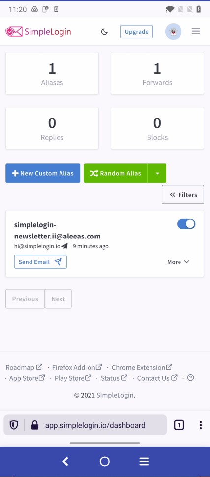 app.simplelogin.io - site is not usable · Issue #67147 · webcompat/web-bugs · GitHub