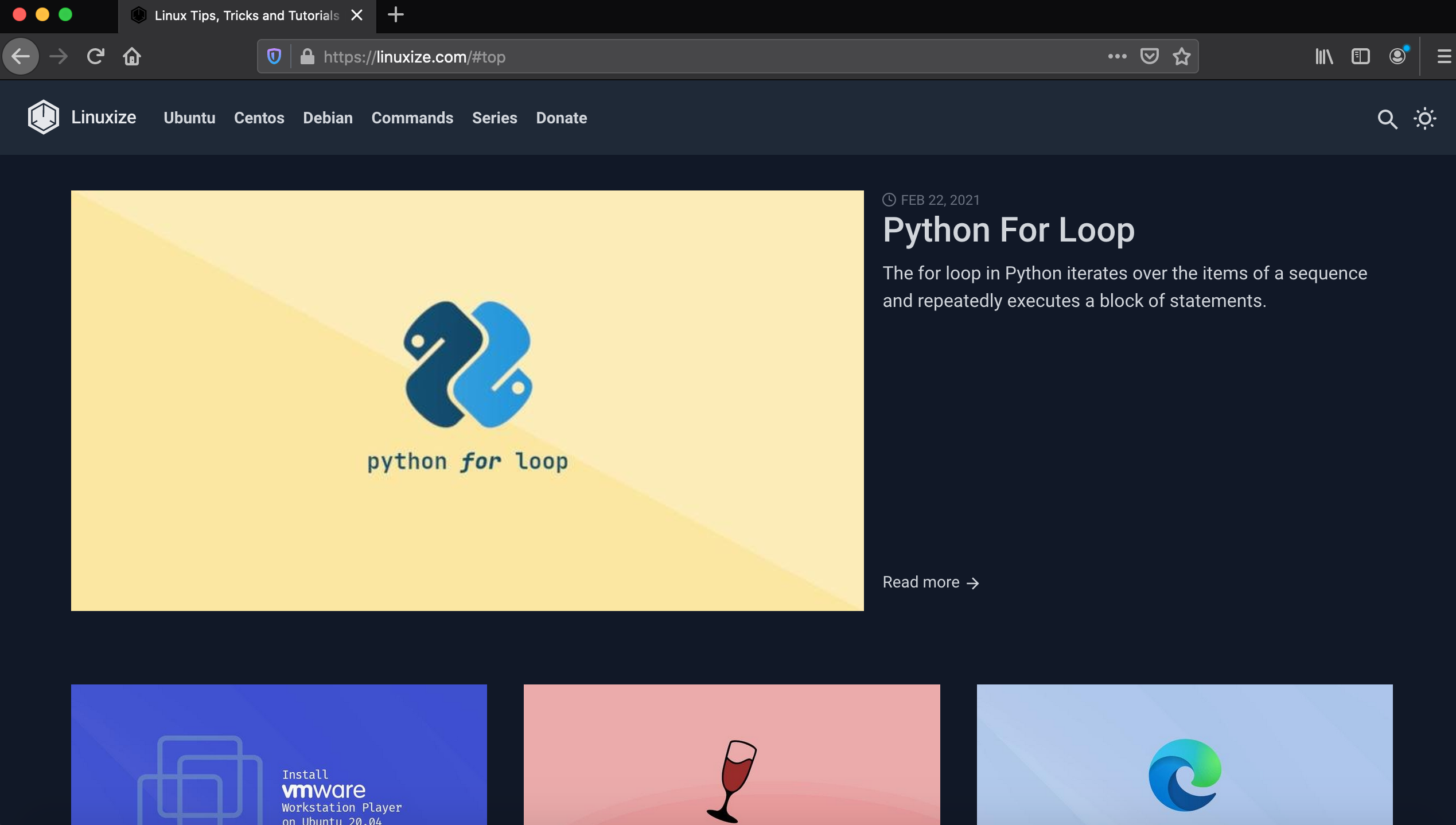 linuxize.com - see bug description · Issue #67334 · webcompat/web-bugs ...