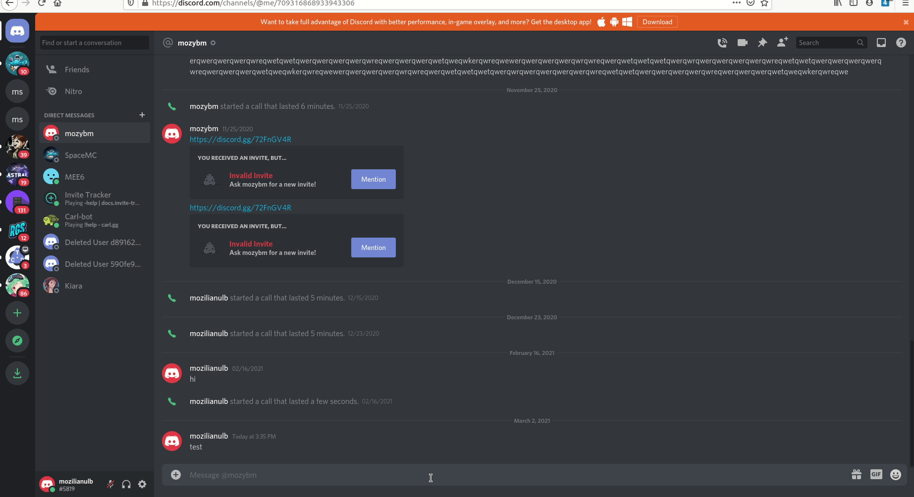 discord.com - see bug description · Issue #67592 · webcompat/web-bugs ...
