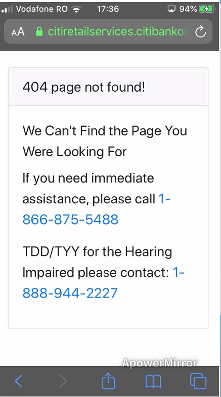 citiretailservices.citibankonline.com - desktop site instead of mobile ...