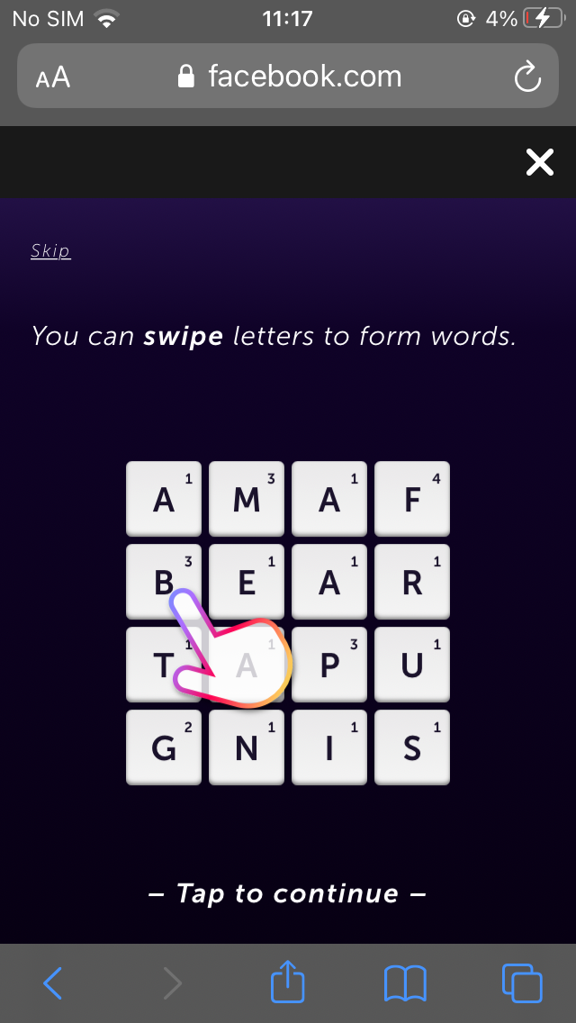 m.facebook.com - Word Blitz game can not be played · Issue #73589 ...
