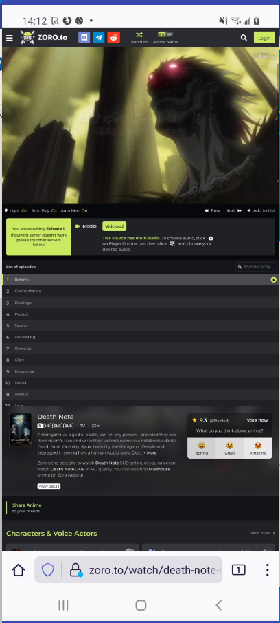 zoro.to - video or audio doesn't play · Issue #77045 · webcompat/web-bugs · GitHub