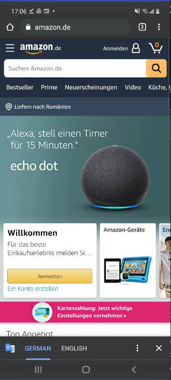 Amazon.de: Redirect to start page after cookie query · Issue #79848 ...