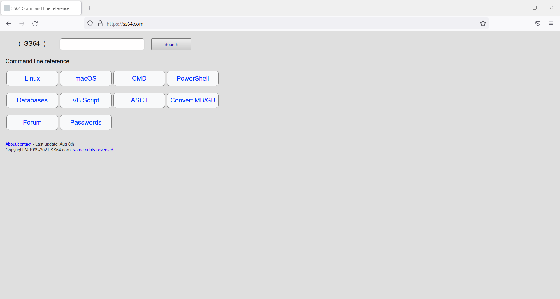 ss64.com - design is broken · Issue #82514 · webcompat/web-bugs · GitHub