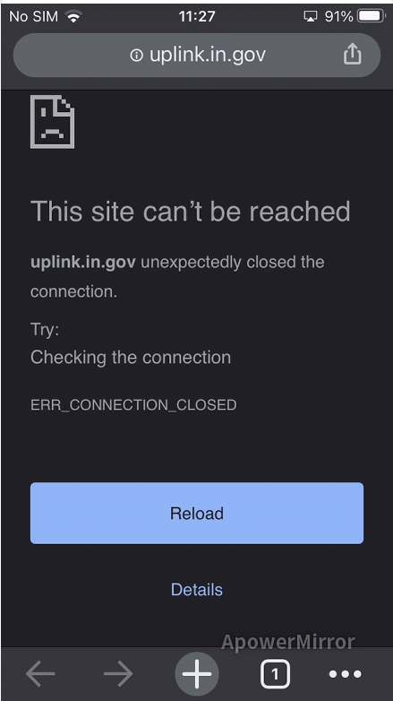uplink.in.gov - see bug description · Issue #87355 · webcompat/web-bugs · GitHub