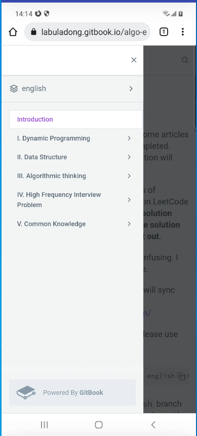labuladong.gitbook.io - Burger menu does not fit the page · Issue #90488 · webcompat/web-bugs ...
