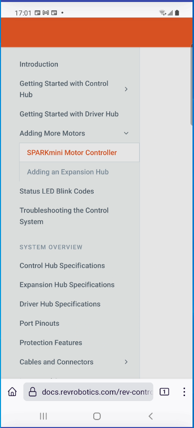 docs.revrobotics.com - site is not usable · Issue #91062 · webcompat/web-bugs · GitHub