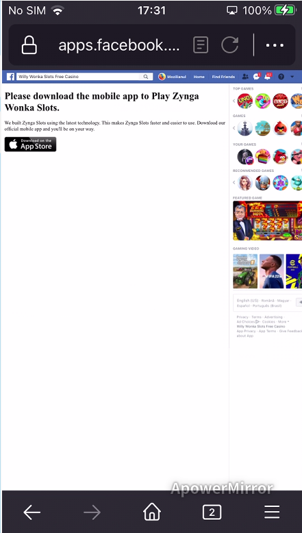 apps.facebook.com - site is not usable · Issue #90979 · webcompat/web-bugs · GitHub