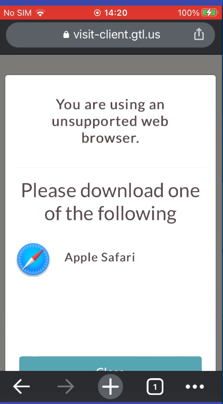 visit-client.gtl.us - Firefox is an unsupported browser · Issue #93996 · webcompat/web-bugs · GitHub