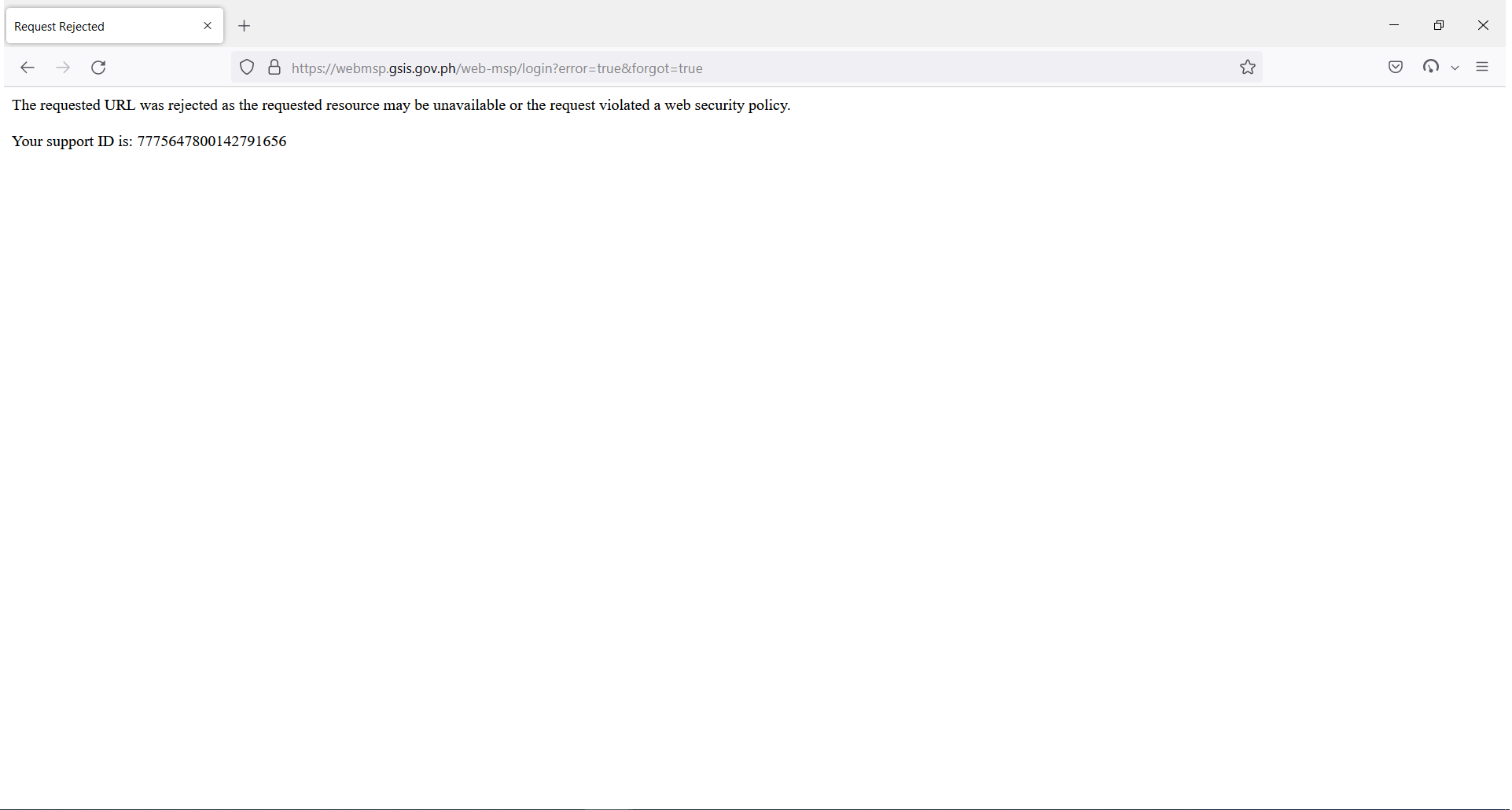 webmsp.gsis.gov.ph - see bug description · Issue #100754 · webcompat ...