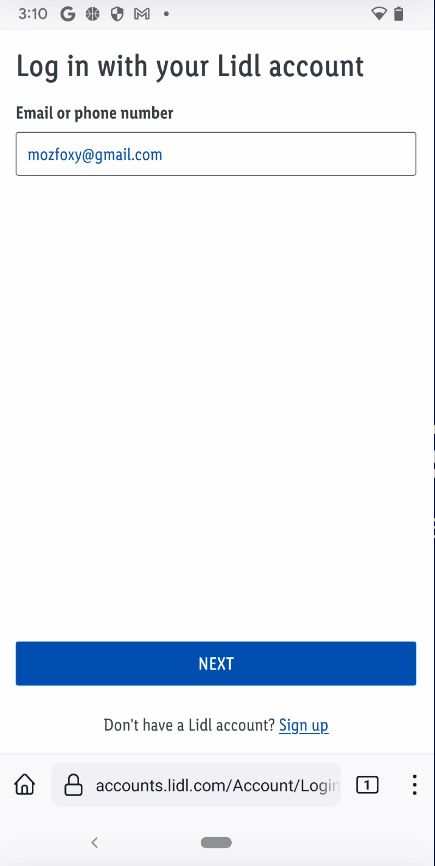 accounts.lidl.com - site is not usable · Issue #101371 · webcompat/web-bugs · GitHub