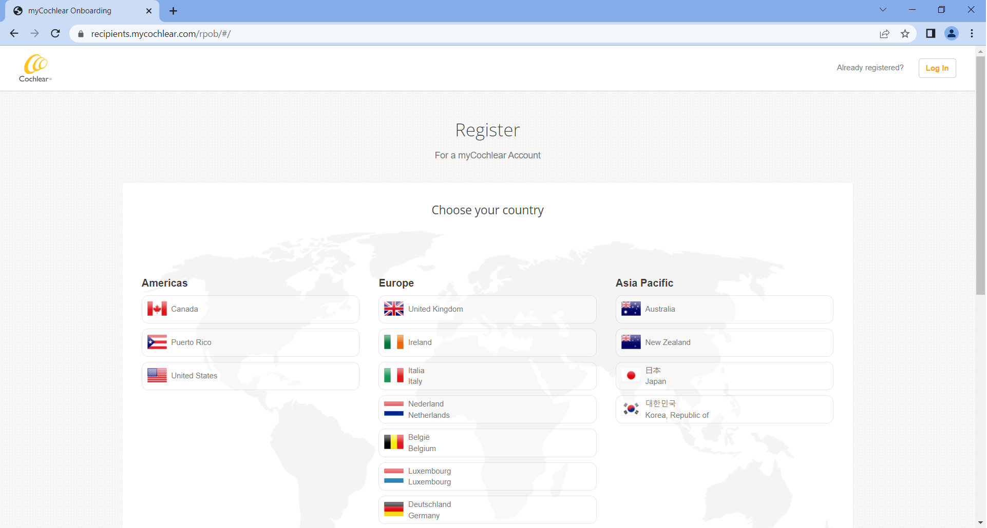 recipients.mycochlear.com - "Register" page does not load · Issue #102850 · webcompat/web-bugs ...
