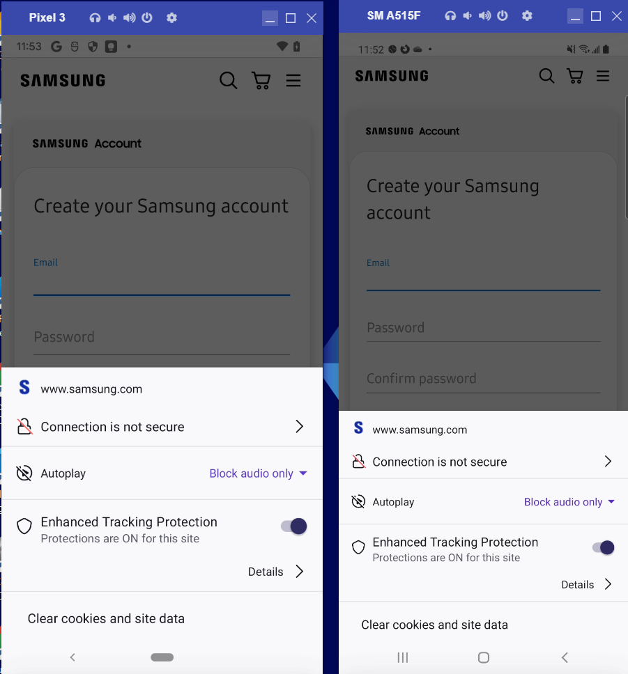 www.samsung.com - Connection is not secure · Issue #104989 · webcompat ...